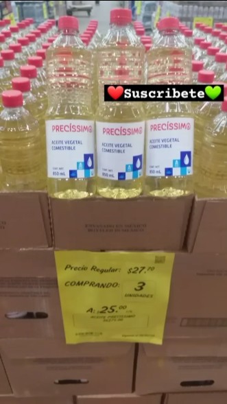 Súper Precio Aceite Comestible Precissimo 850ml. #soriana #ofertas # ...