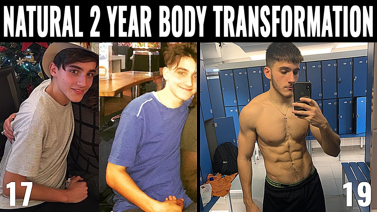 2 Year Natural Body Transformation Skinny To Muscle Anthony Z Elias