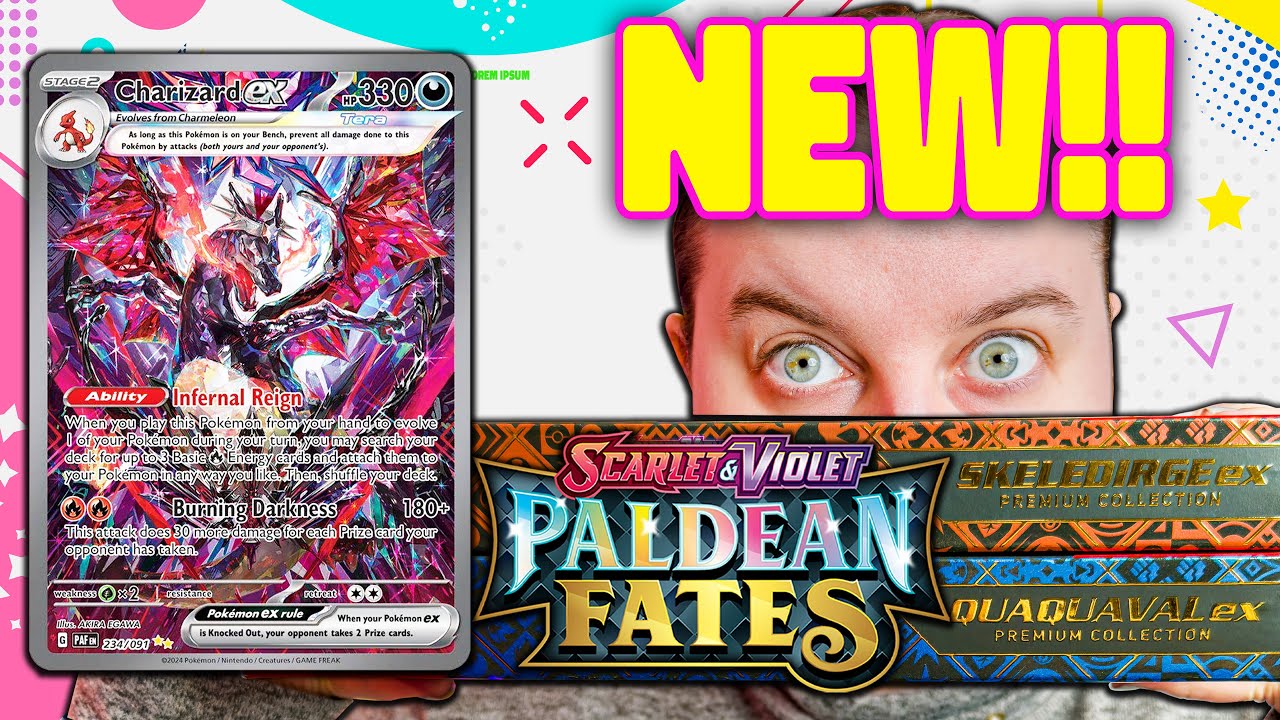 Are the NEW Pokemon PALDEAN FATES Boxes GOD BOXES? - YouTube