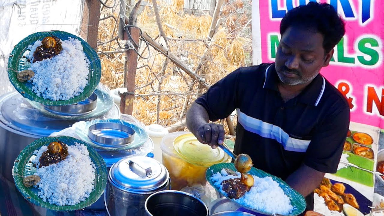 Cheapest Roadside Unlimited Meals | Indian Street food | Journey For ...