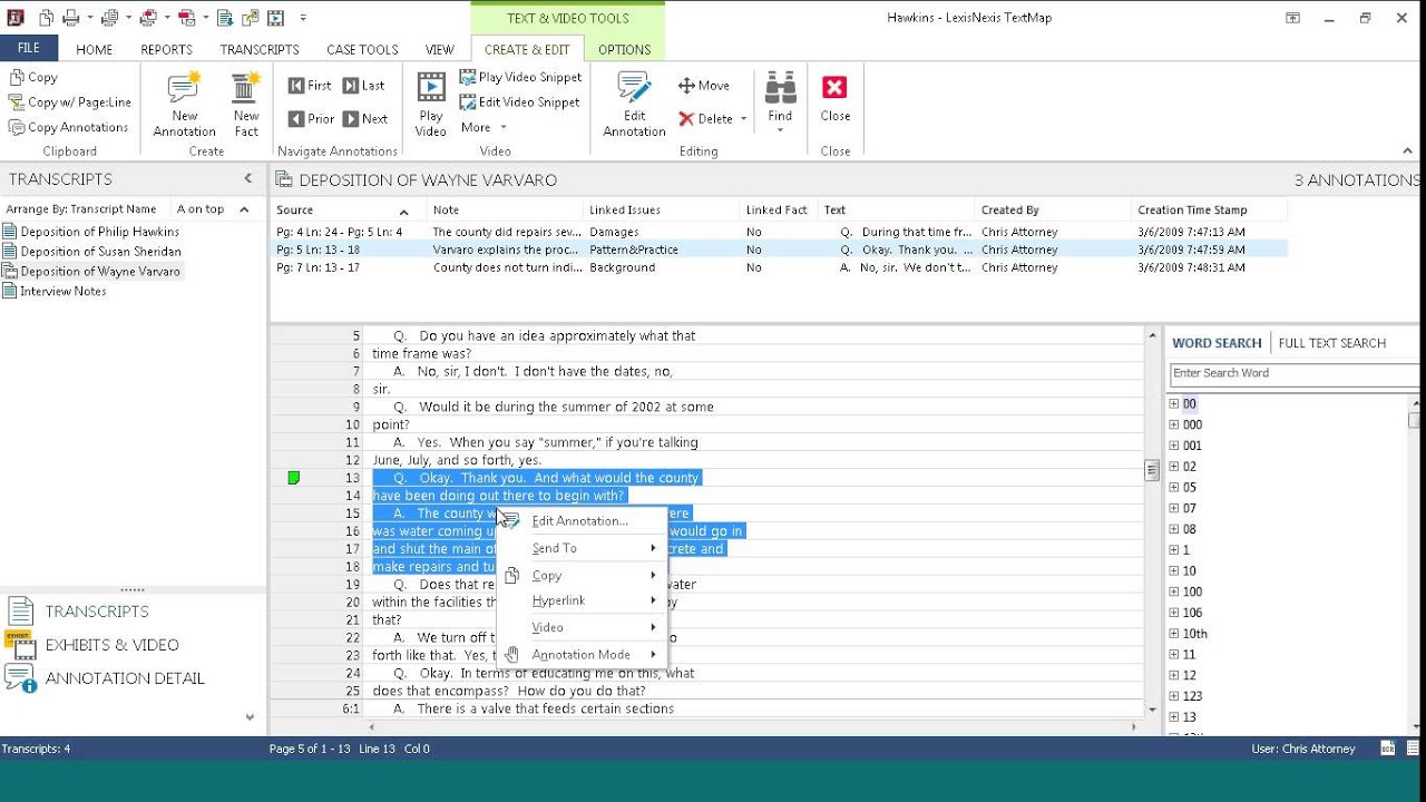 LexisNexis® TextMap® How to Edit Annotations - YouTube