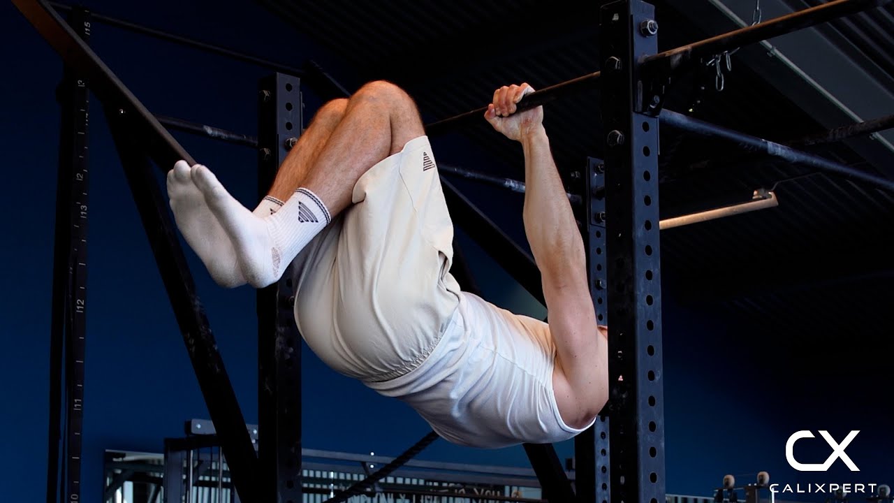 How To Do Advanced Tuck Front Lever Raises - YouTube