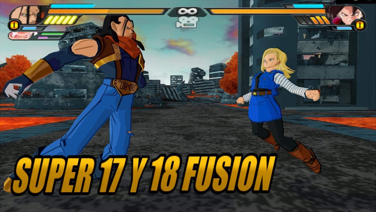 Super Androide 17 and Androide 18 Fusion | Super 35 | DBZ Budokai ...