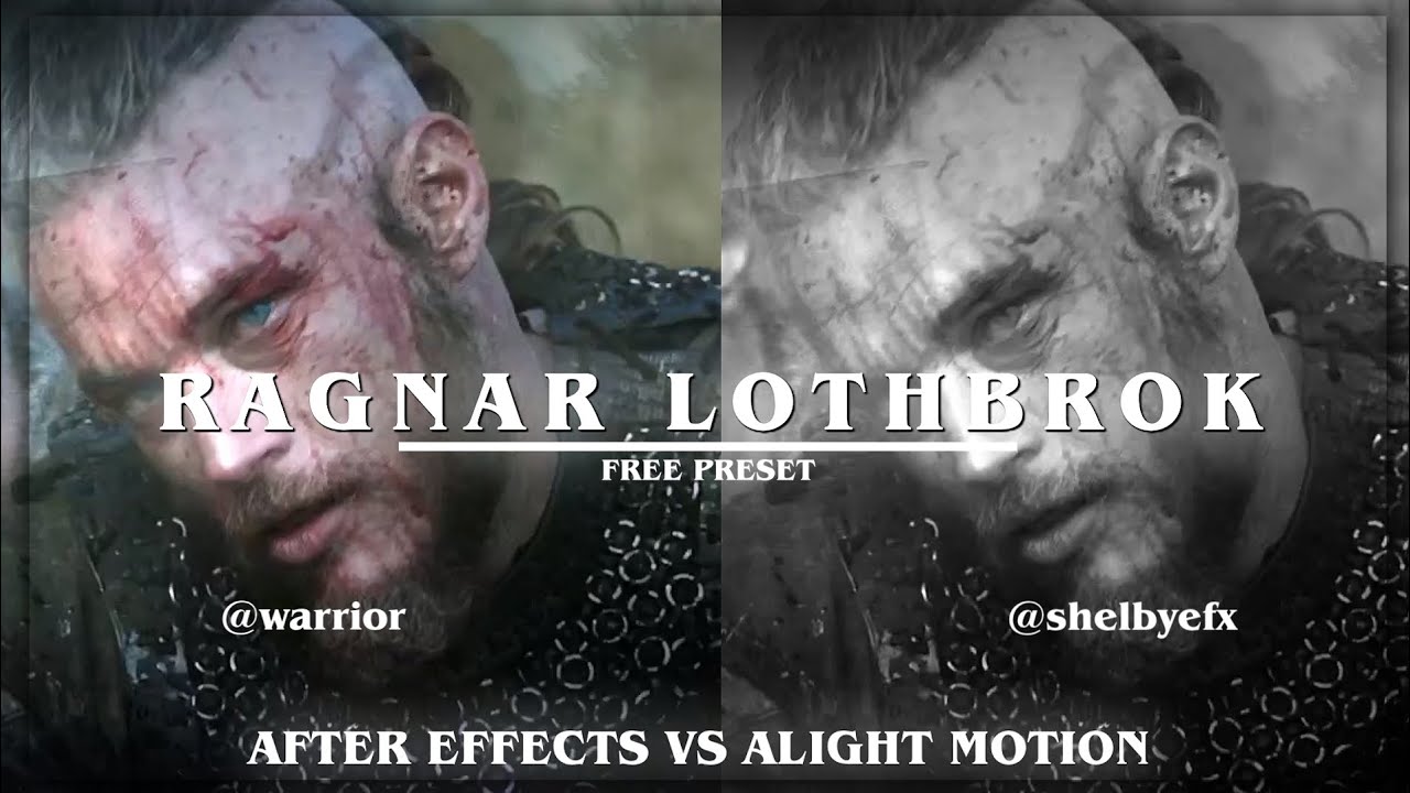 After Effects Vs Alight Motion | Ragnar Edit | Free Preset ! - YouTube