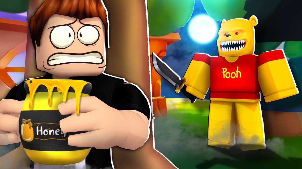 UCIEKAM PRZED STRASZNYM MISIEM PUCHATKIEM w ROBLOX! - YouTube