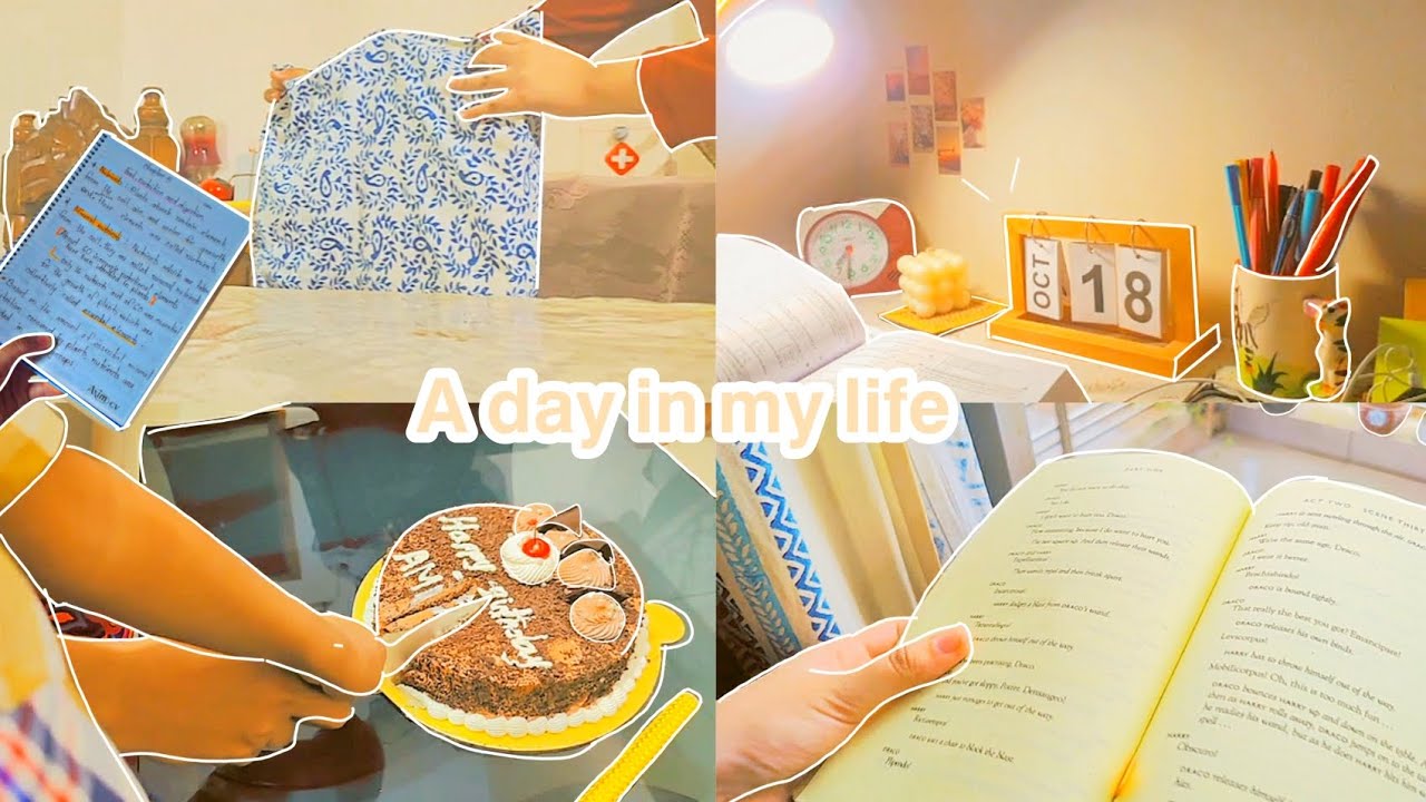 A day in my life🌿 - final class test📑 cooking, birthday, study🍳 | a ...