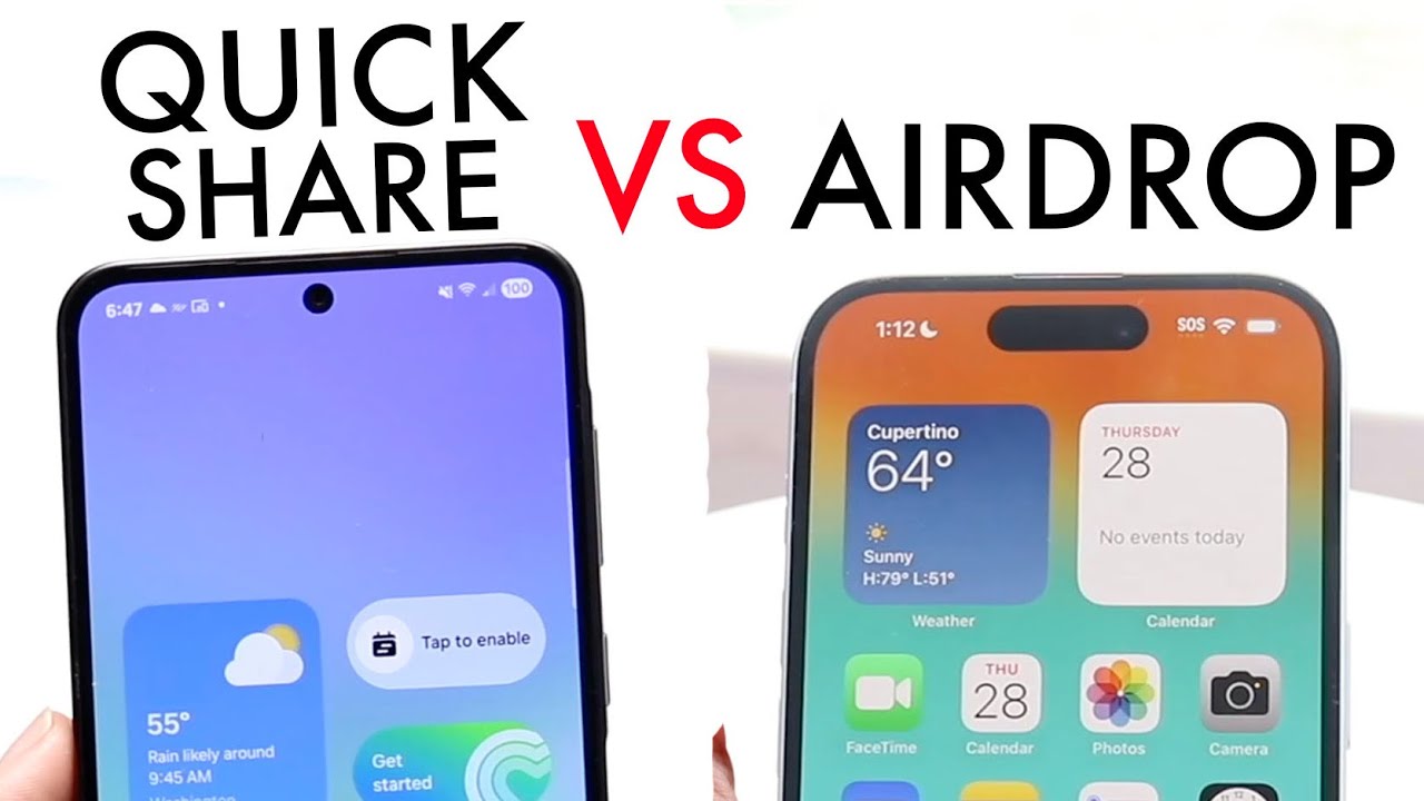 AirDrop Vs Quick Share! (Which Is Better?) - YouTube