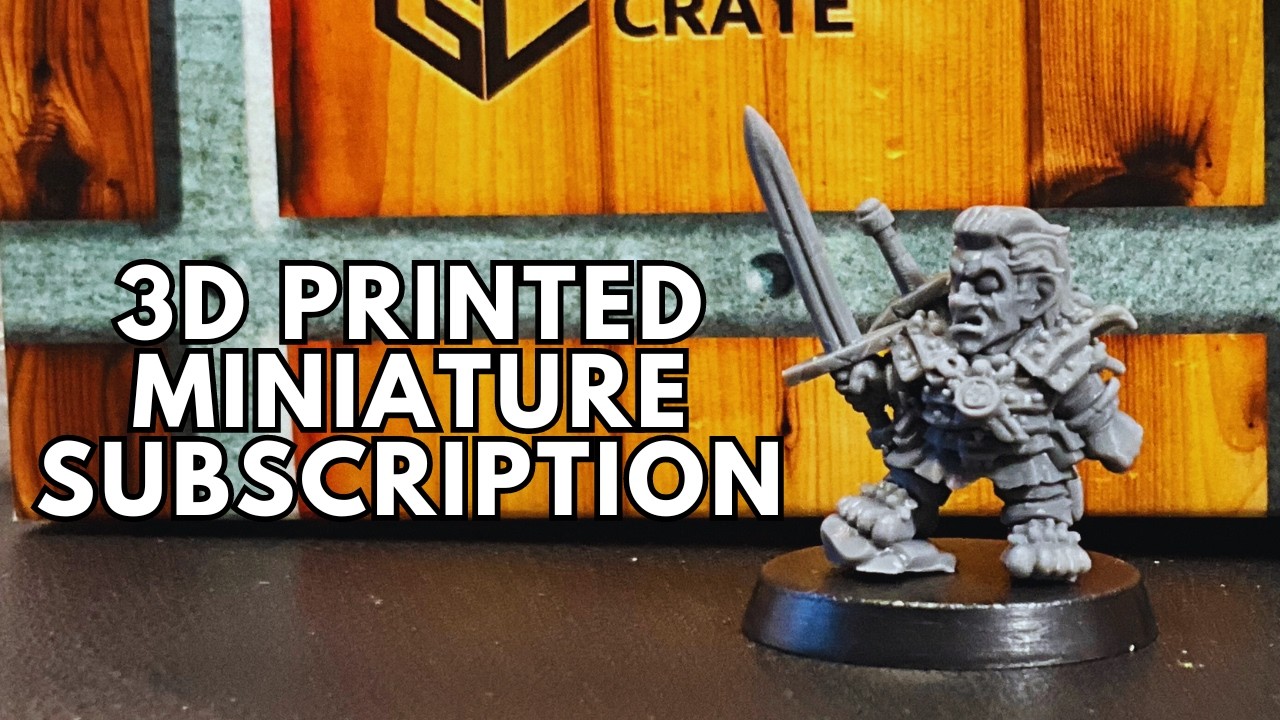Unboxing 3D Printed Miniatures | Reviewing 3D Miniature Subscription ...