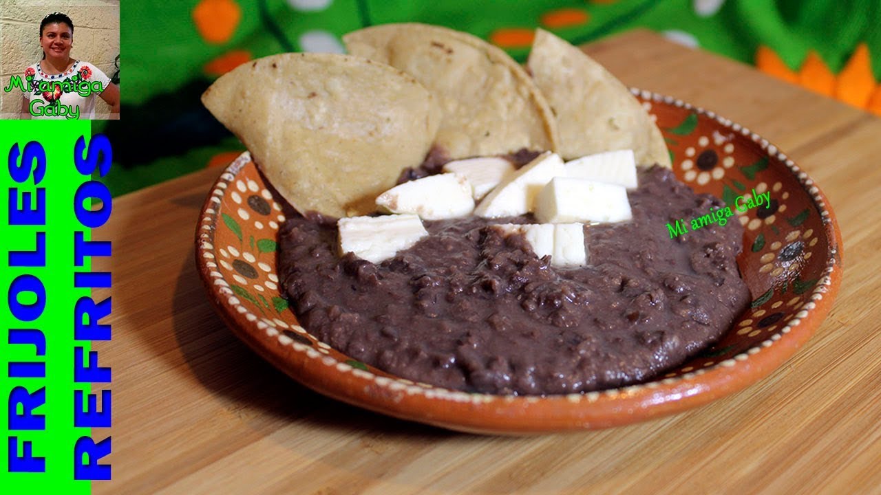 Receta Frijoles Refritos