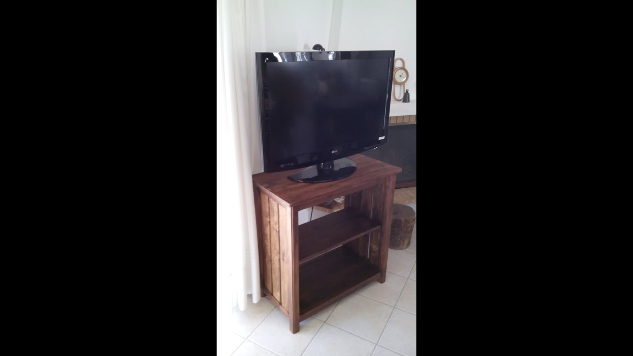 DIY tv table how to simply make it - YouTube