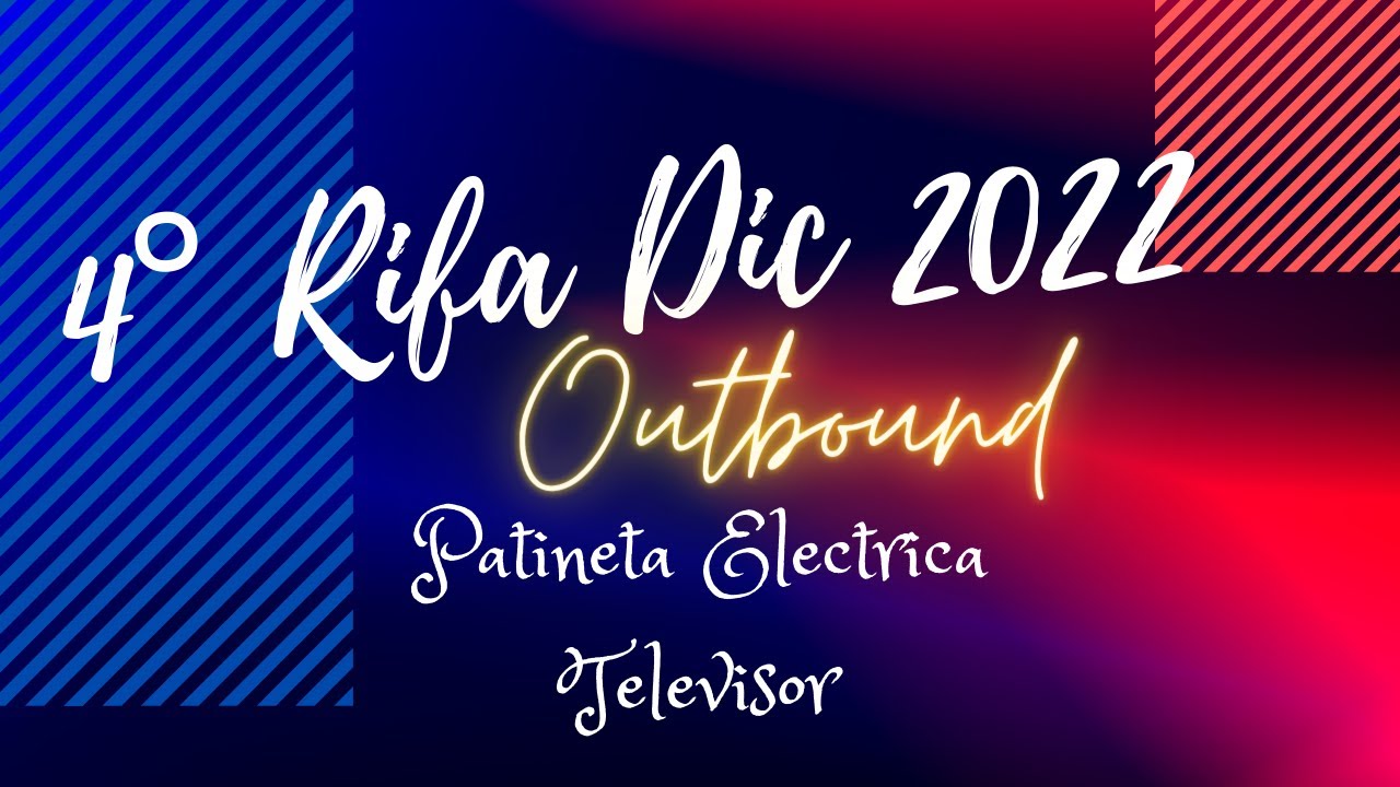 Rifa 4: Patineta Electrica y Televisor - YouTube