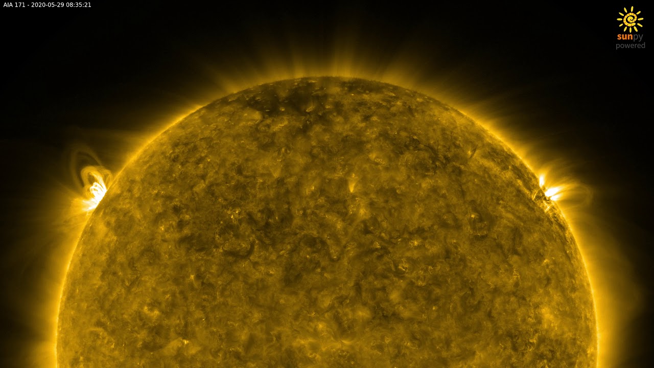First M flare of Solar Cycle 25 - YouTube
