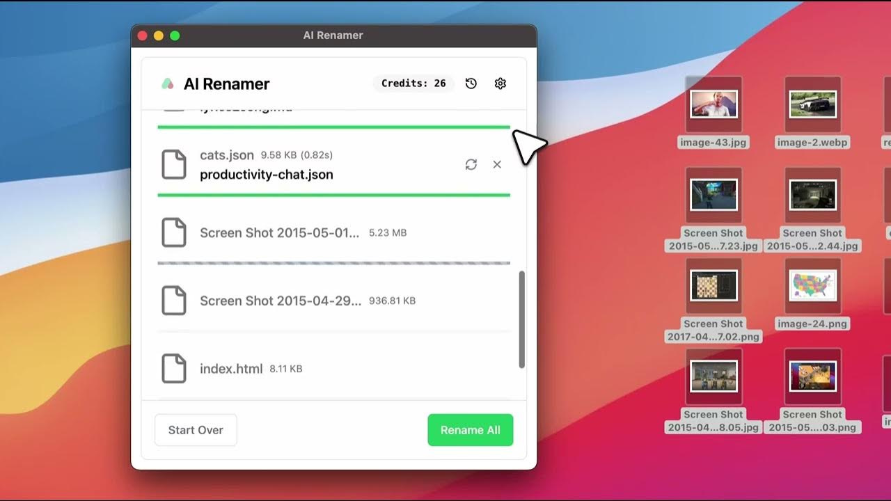 AI Renamer: Rename your files with AI - YouTube
