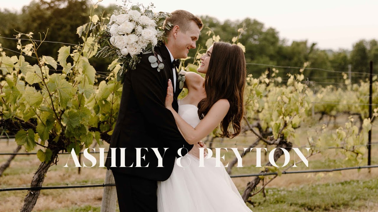 Ashley & Peyton Married at J. Creek Vineyard - YouTube