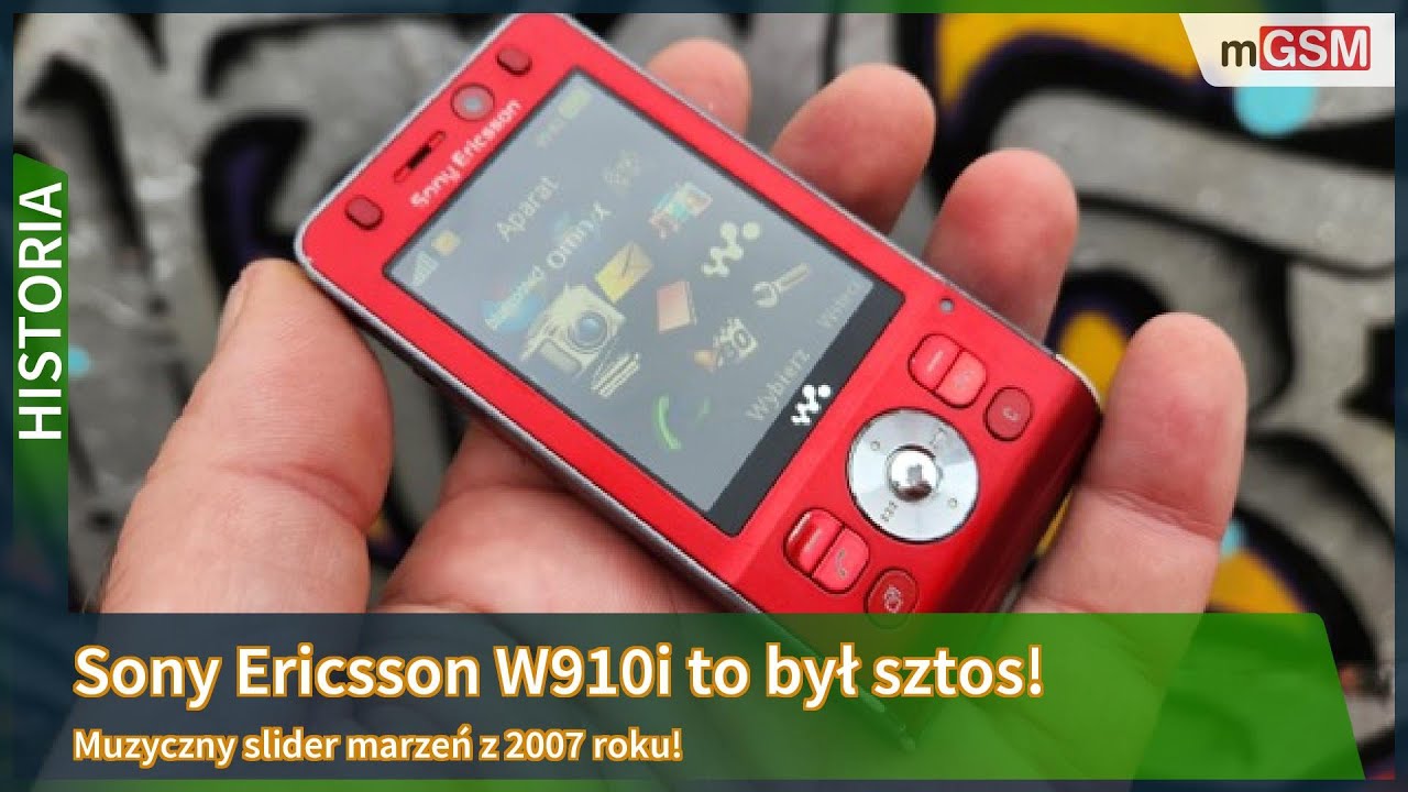 Sony Ericsson W910i - slider marzeń z 2007 roku! - YouTube