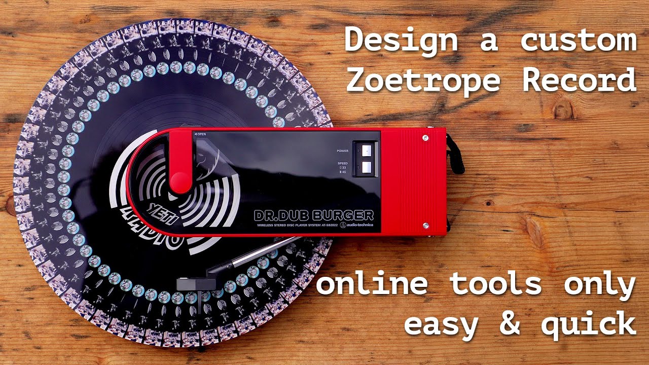 Howto - design a custom zoetrope without Software - YouTube