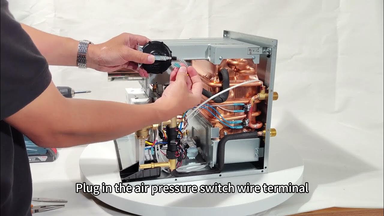 Fogatti RV Tankless Water Heater Replace the air pressure switch - YouTube