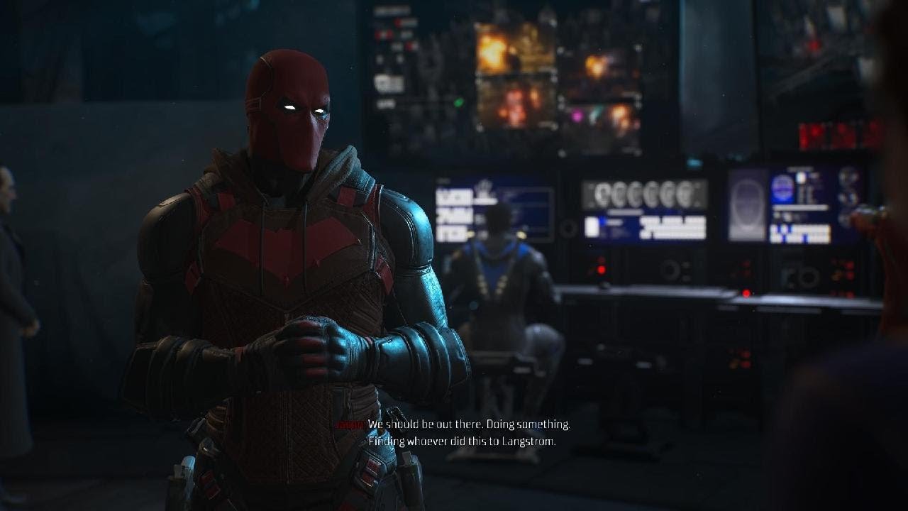 Gotham Knights Red Hood Jason and Batgirl Barbara Conversation PS5 ...