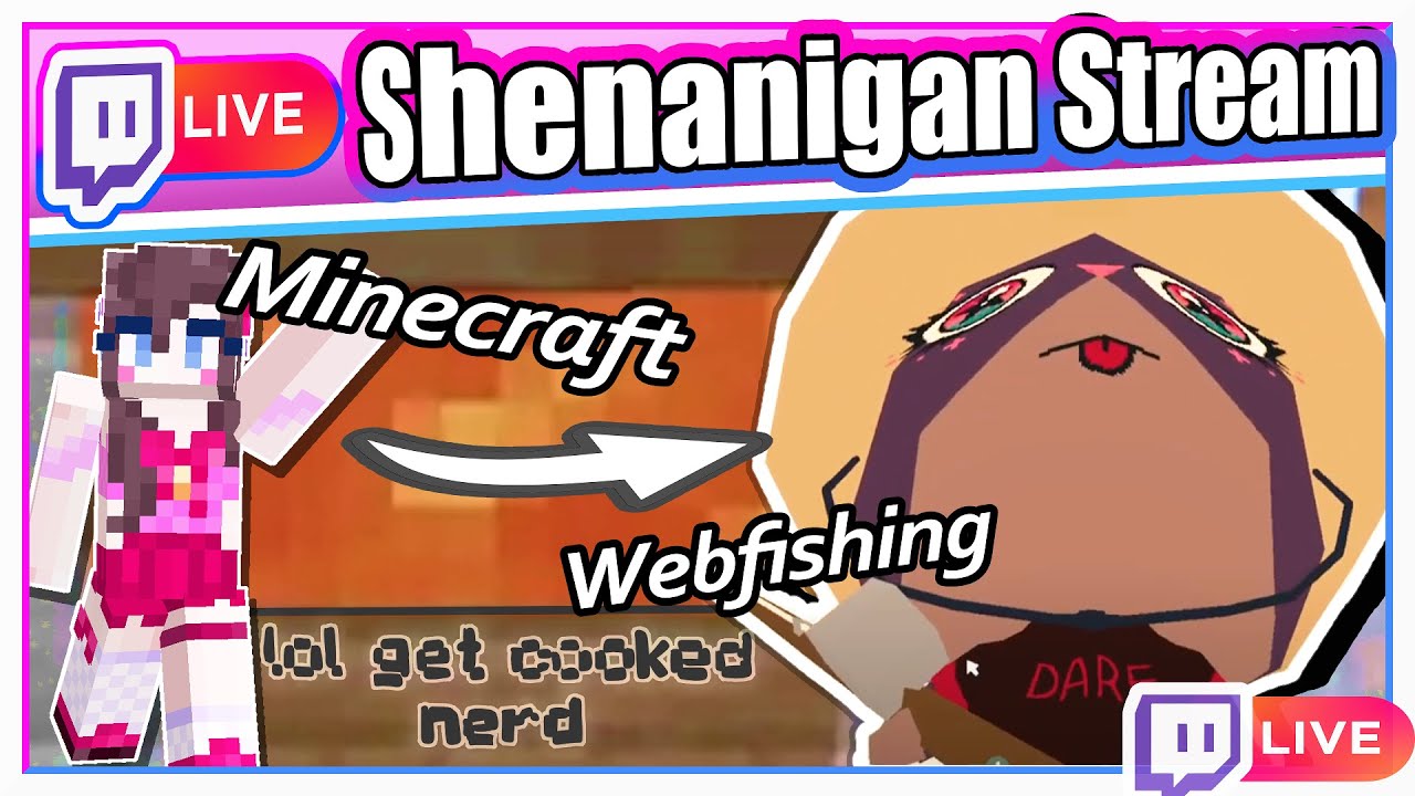 Goofing Around in Minecraft and Webfishing ♡ - YouTube