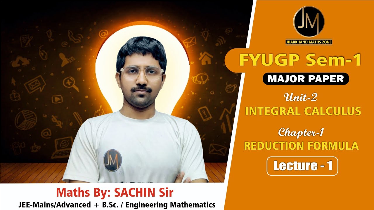 REDUCTION FORMULA for sin^nx and (integration by parts)(lec-01)sem -01 ...