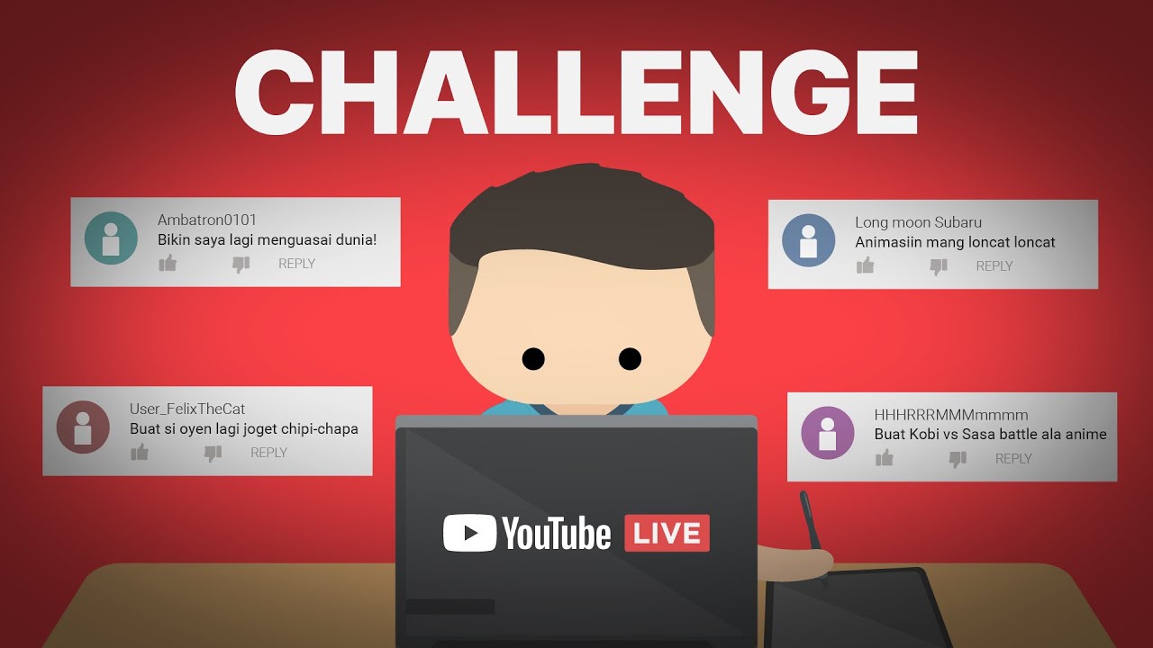 Challenge Bikin Animasi Dari Request Kalian - YouTube