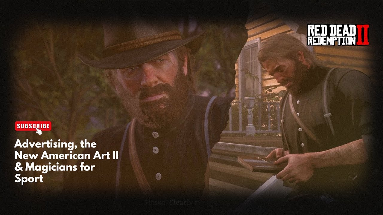 Red Dead Redemption 2 - Mission Advertising, the New American Art II ...