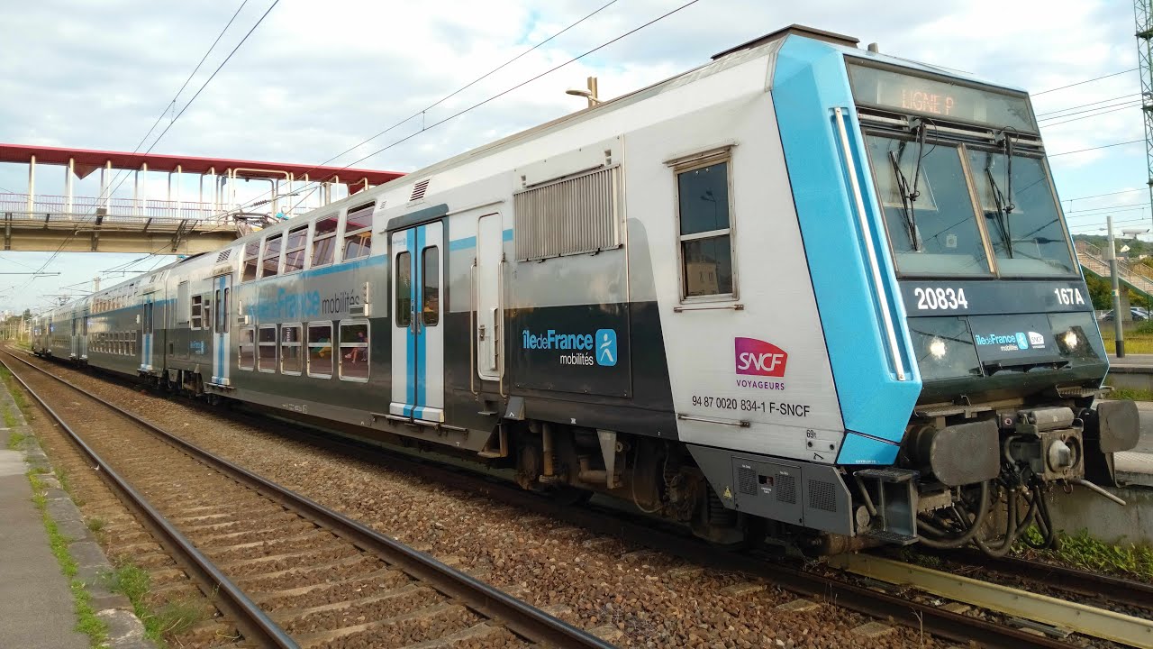Transilien Ligne P🚈Z20500 "Whaouh Lights" IDFM : Vaires - Torcy ...
