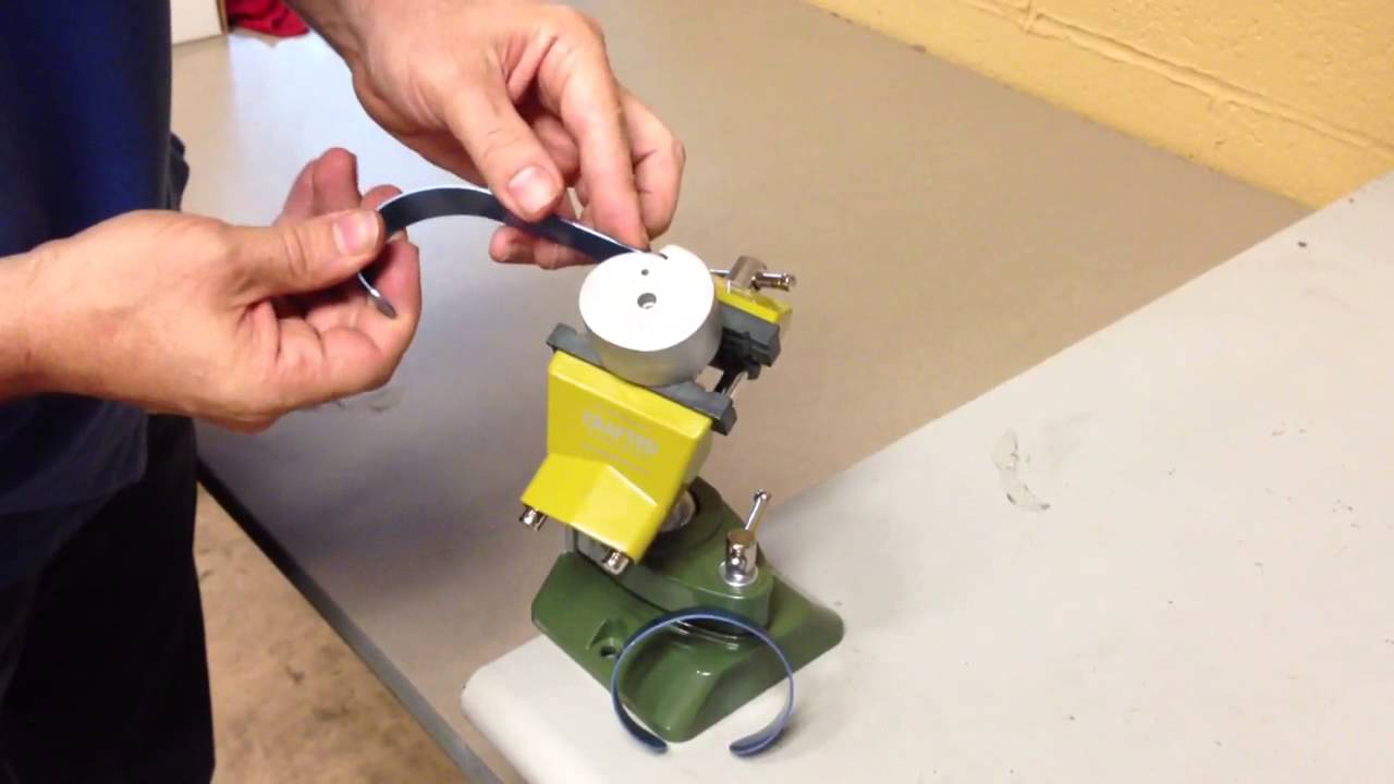 Wrist band forming tool - YouTube