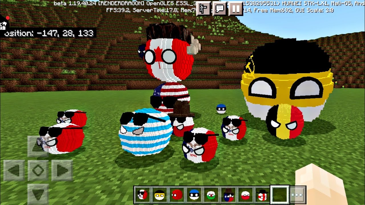 addons Country Ball minercraft 💯 #minecraft #minecraftseeds # ...