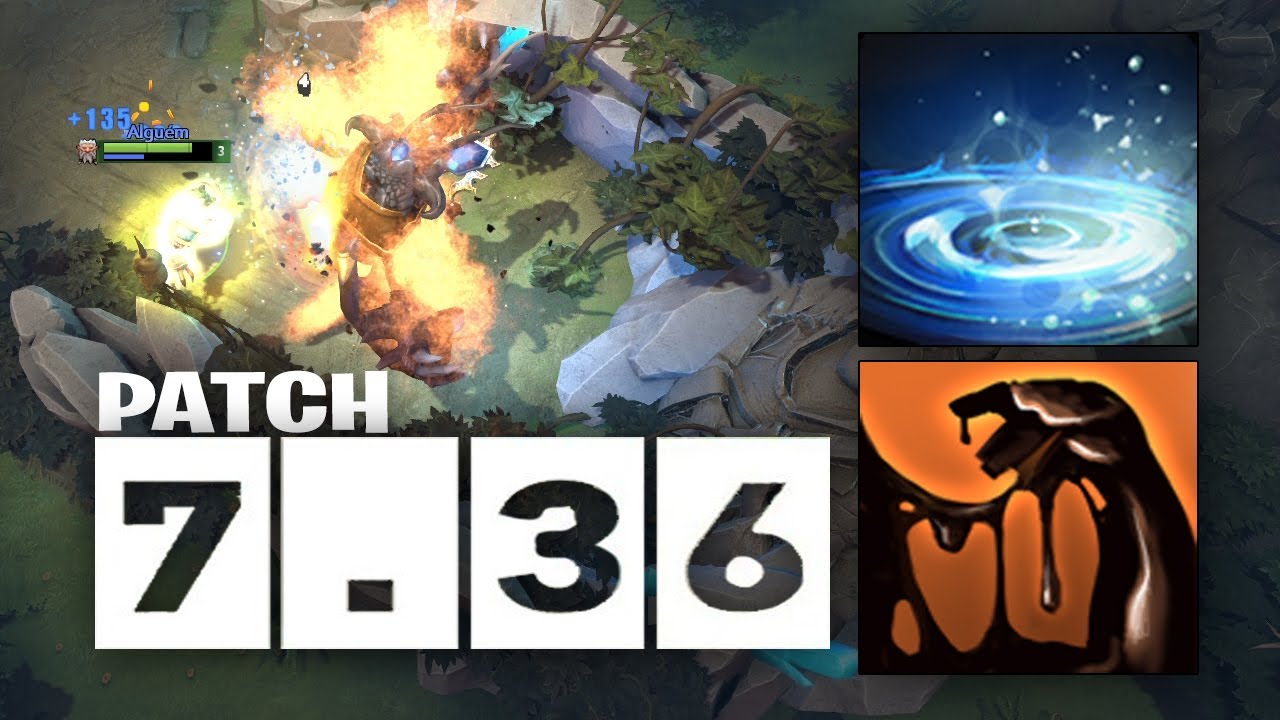 BROKEN COMBO STICKY NAPALM LIQUID FROST ABILITY DRAFT HIGHLIGHT DOTA 2 PATCH 7.36 - YouTube