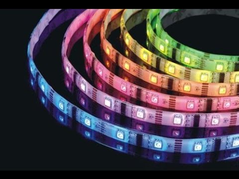 LED Strip Light production process - YouTube