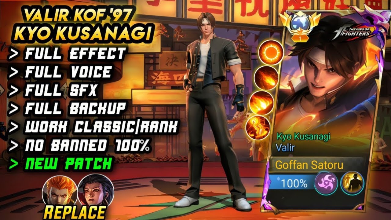 Script Skin Valir Kof '97 Kyo Kusanagi No Password | Full Effect Voice ...