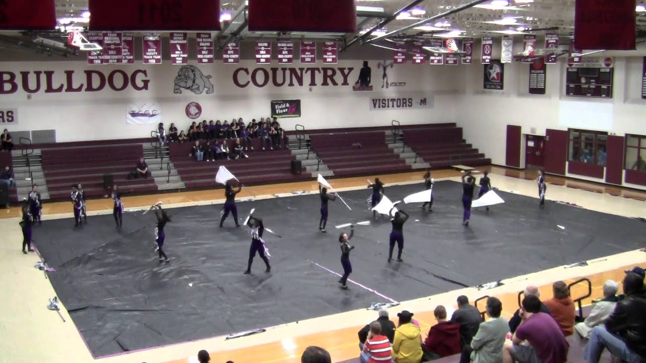 Cy-Ridge Color Guard at Magnolia competition Mar-02-2013 - YouTube
