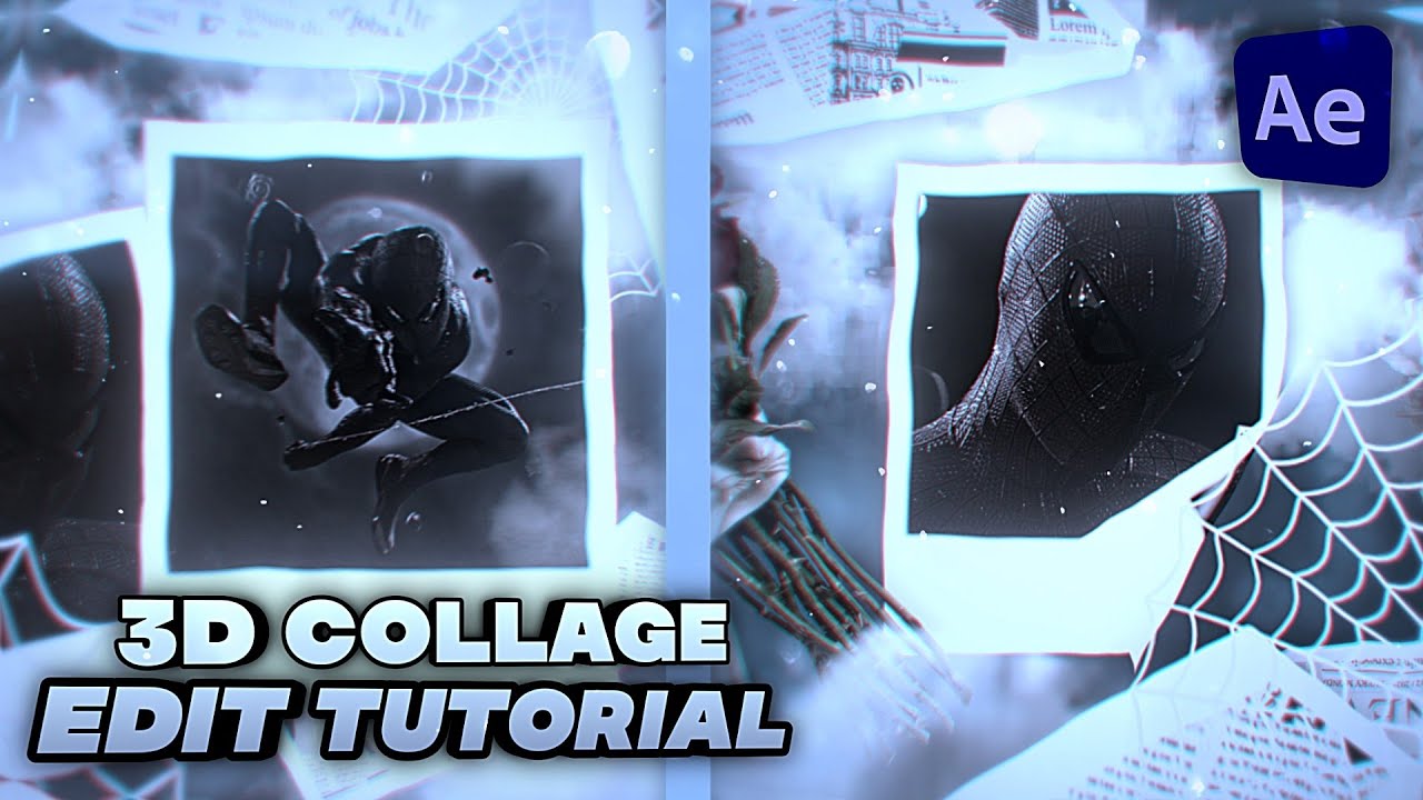 How To Make a 3D COLLAGE Edit on After Effects | Step by step • - YouTube