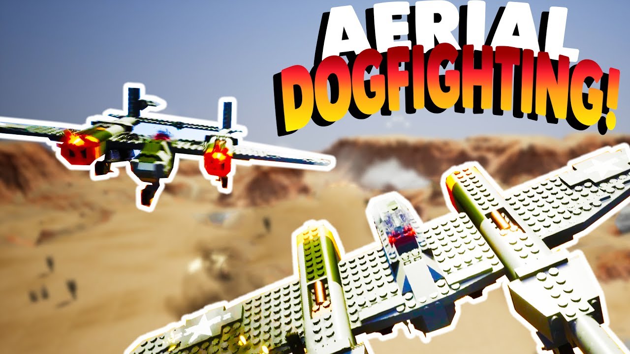 LEGO AERIAL DOGFIGHTING & PLANES! - Brick Rigs Multiplayer Gameplay ...
