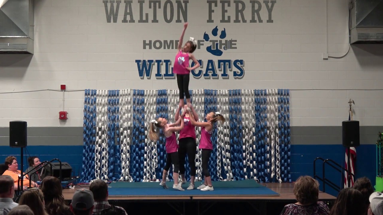 2018 Walton Ferry Elementary Talent Show - Cheer - YouTube