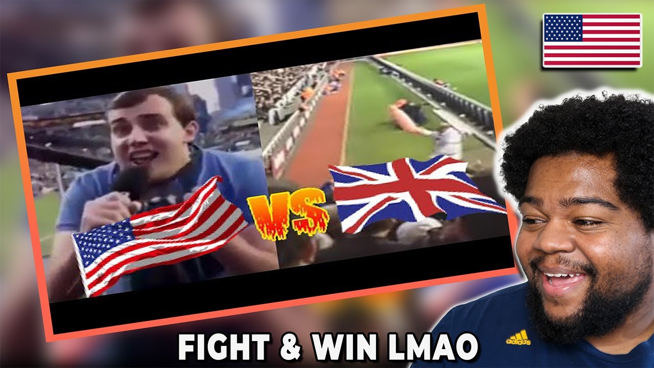"FIGHT AND WIN" - American Reacts to CRINGE US Football Chants vs UK ...