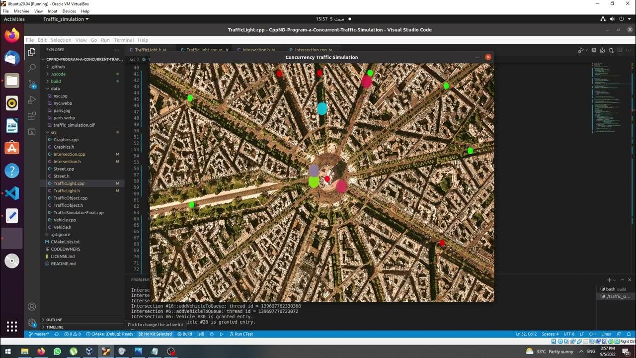 Concurrent Traffic Simulation C++ - YouTube