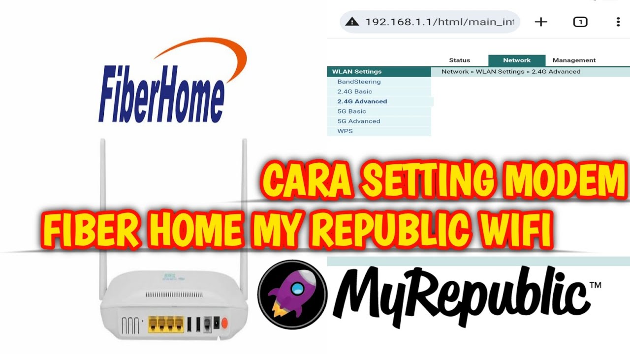 Cara Setting Modem Fiberhome untuk MyRepublic 2025 | Mudah dan Cepat ...