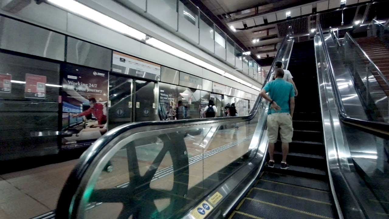 Singapore MRT ride from Caldecott to Marymount train station - YouTube