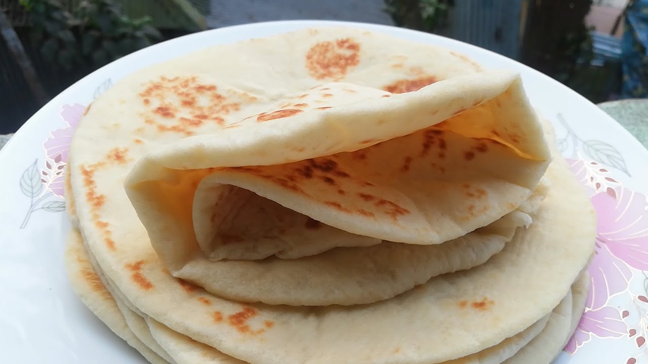 Nan Ruti Recipe | আটা দিয়ে তুলতুলে নরম ফুলকো নান রুটি তৈরি সহজ রেসিপি ...