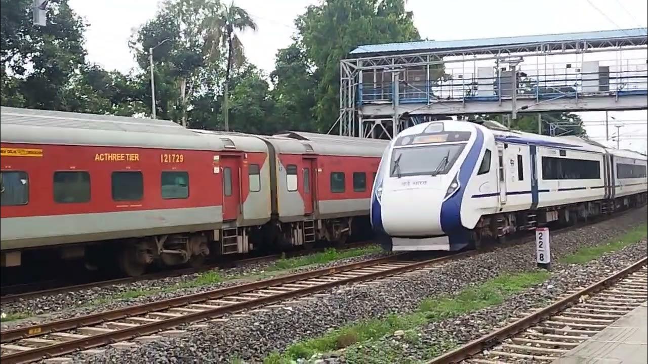 22301 VANDE BHARAT EXPRESS, HOWRAH JN (HWH) To NEW JALPAIGURI (NJP) - YouTube