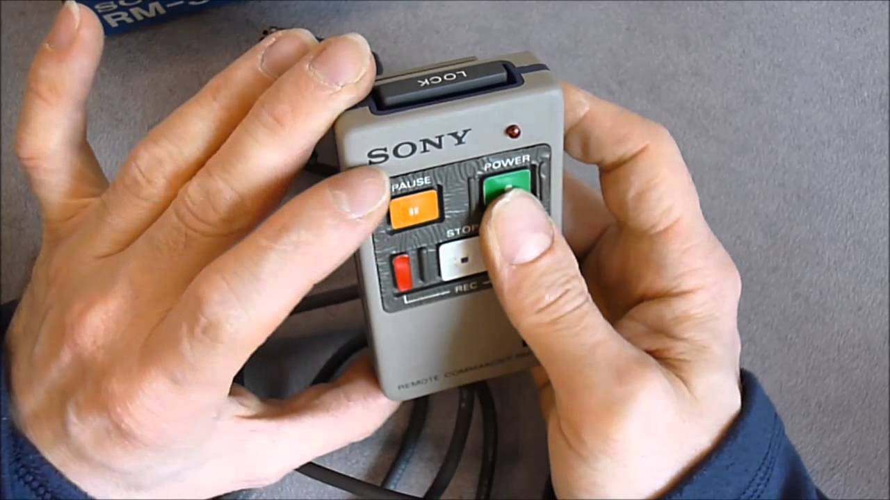 Rubber keypad failure on 80s vintage Sony Betamax remote control - YouTube