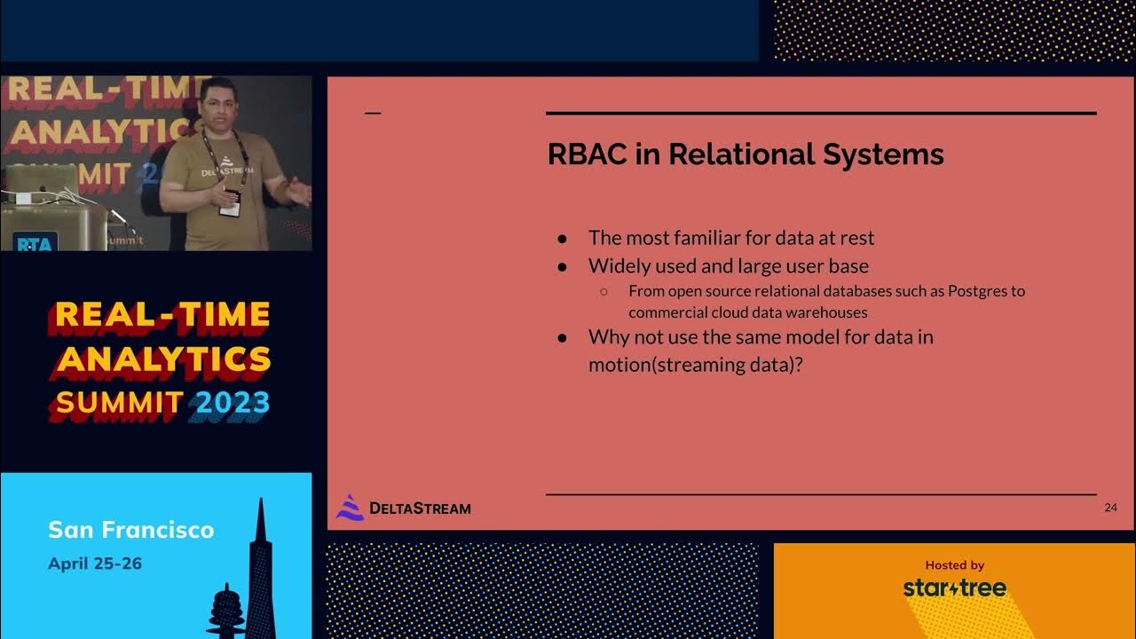 RBAC in Real-Time Streaming Data: What, Why and How (Hojjat Jafarpour, DeltaStream) RTA Summit ...