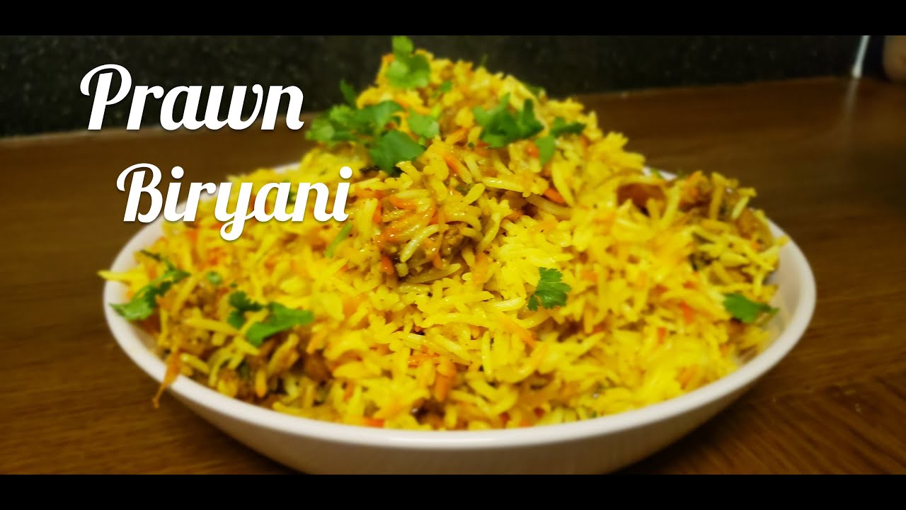 Prawn Biryani Recipe|Shrimp Biryani|Restaurant Style Prawn Biryani|Mom ...