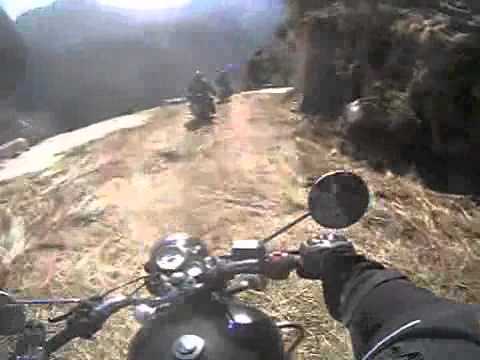 Royal Enfield India 2011 front wheel lock up - YouTube