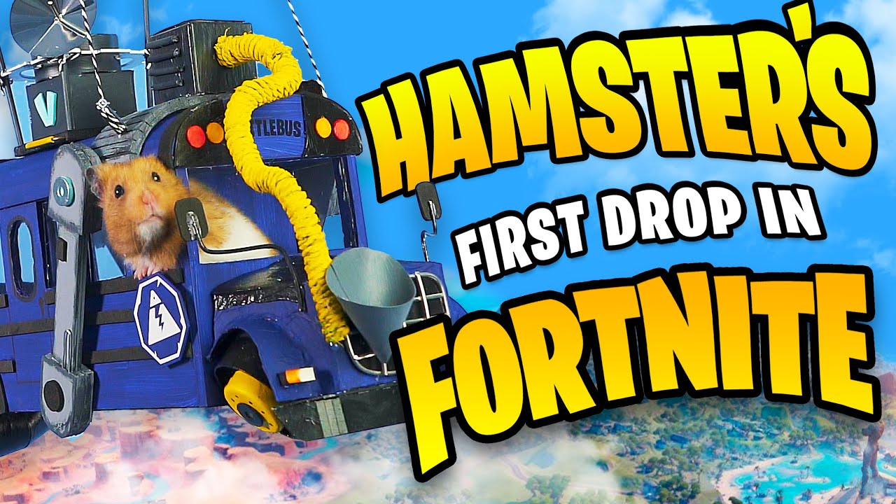 Harald the Hamster drops in Fortnite - YouTube