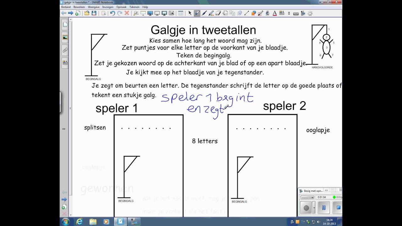 Galgje in tweetallen - YouTube