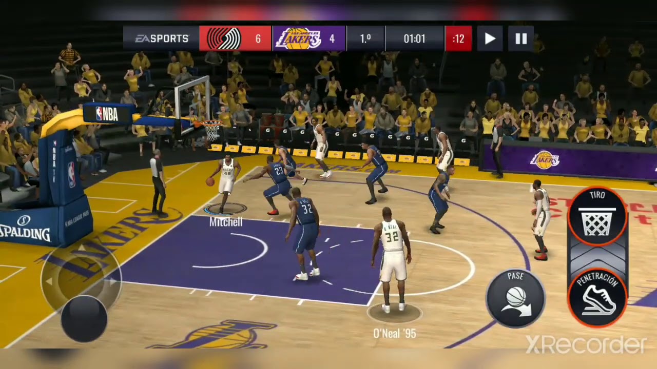 Nba 2k Mobile - beating 105 med - YouTube