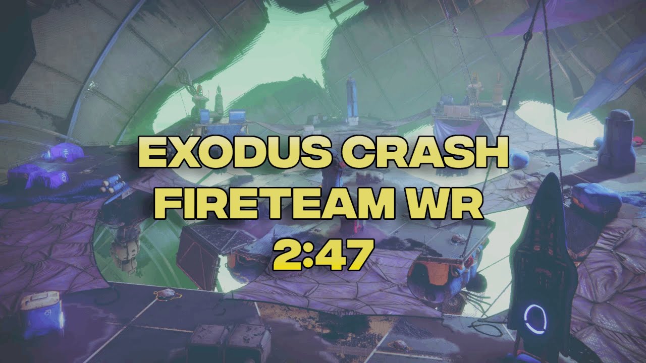 Destiny 2: Exodus Crash Fireteam Speedrun WR [2:47] - YouTube